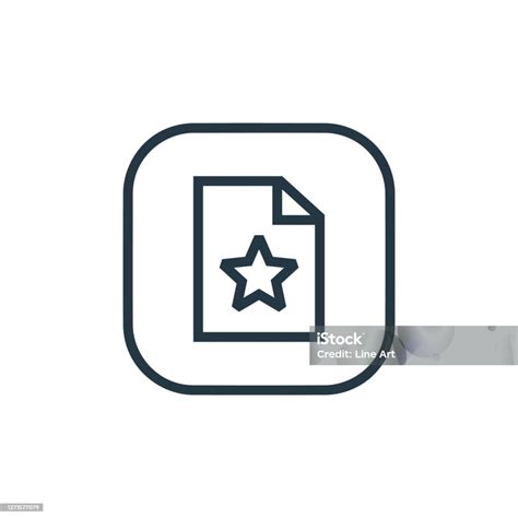 파일 및 폴더 개념에서 즐겨 찾기 아이콘 벡터입니다 좋아하는 편집 가능한 스트로크의 얇은 선 그림 웹 및 모바일 앱 로고 인쇄