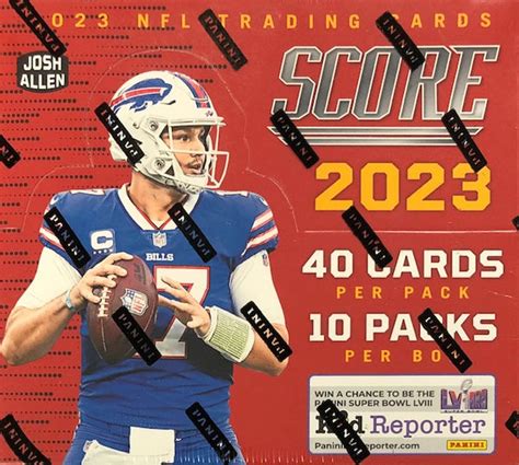 2023 Panini Score Football Hobby Box Baseball Dreams And Memories