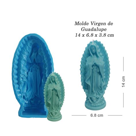 Molde De Silicona Virgen De Guadalupe Ani
