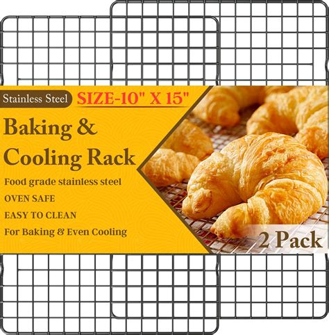 2pcs Cooling Racks For Cooking And Baking 10 X 15heavy