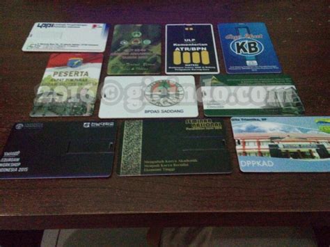 Jual Usb Flashdisk Kartu Custom 8gb Satuan Harga Termasuk Cetak Logo Kota Depok Gie