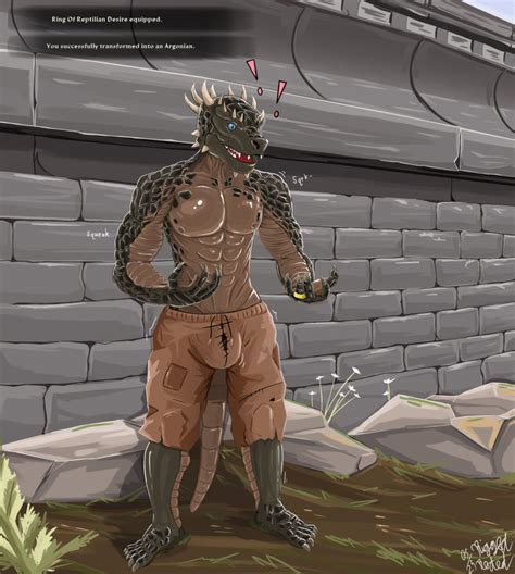 Rule 34 2025 Argonian Bodysuit Bulge Clothing Glistening Glistening