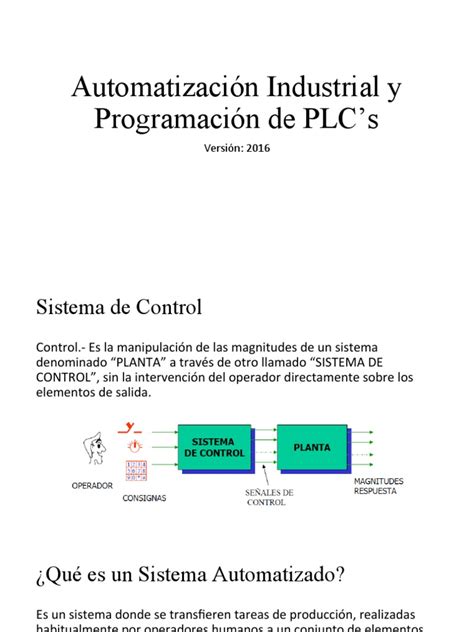 Automatización Industrial Y Programación De Plcs Descargar Gratis Pdf Controlador Lógico