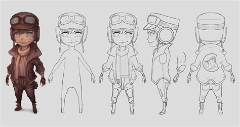 Character Model Sheet Template