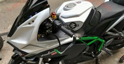 Modified Bajaj Pulsar Rs200 From Vietnam Tries To Look Like A Kawasaki