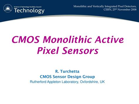 Ppt Cmos Monolithic Active Pixel Sensors Powerpoint Presentation Free Download Id5724130