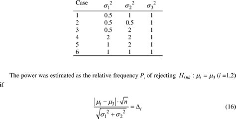 Variance Structures Of The Simulation Experiment Download Table