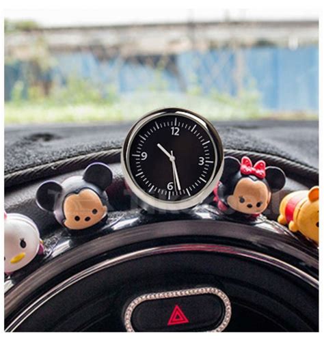 원형 미니 차량용시계 온도계 습도계 차량시계 자동차용품 화물차 티몬