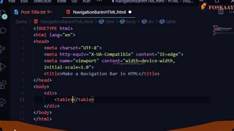 How To Make A Navigation Bar In Html Example Codes Dprogramming University