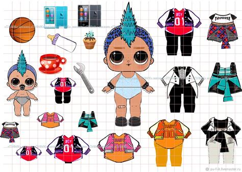 Одевашка кукла Lol Surprise Мальчик в интернет магазине на Ярмарке Мастеров Ткани Туапсе
