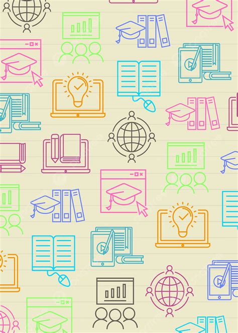 선형 교육 배경 책 편지지 패턴 배경 화면 및 일러스트 무료 다운로드 Pngtree