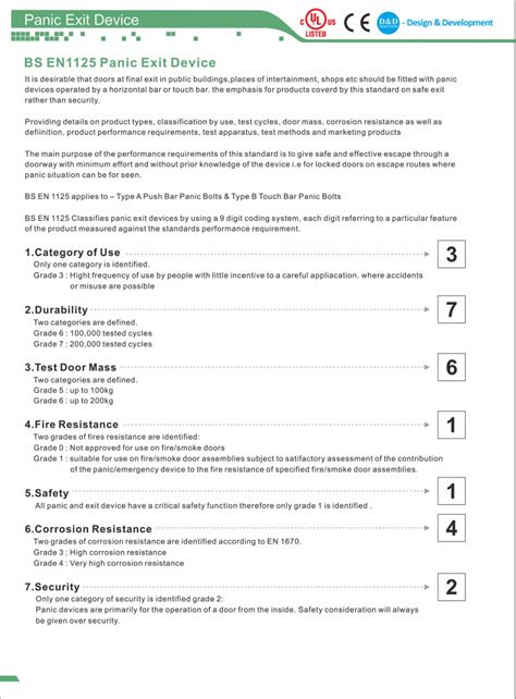 SS UL ANSI Fire Rated Panic Exit Device DDPD From China Manufacturer D D HARDWARE
