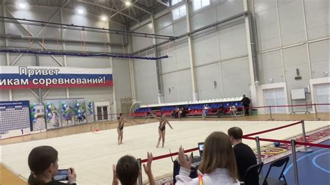 Дуэт обруч художественная гимнастика Youtube