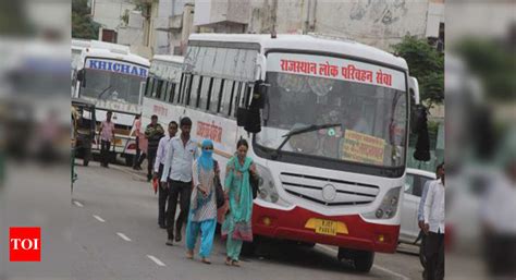 Passengers Remain Stuck Due To Rsrtc Bus Strike Jaipur News Times Of India