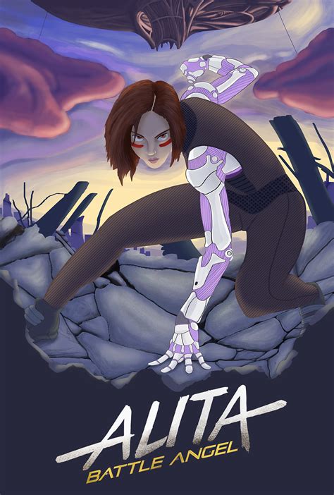 Alita Battle Angel Fan Art Poster Design On Behance