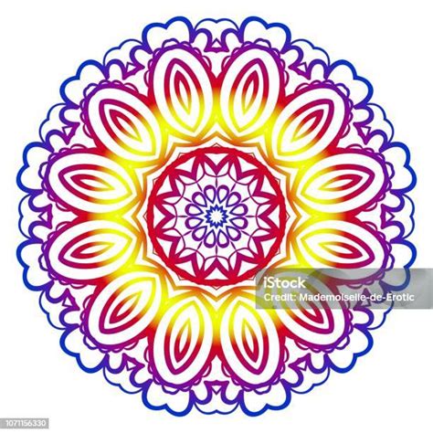 장식용 원형 패턴입니다 동양 만다라입니다 컬러 꽃 장식입니다 벡터 일러스트입니다 색칠 책 인사말 카드 초대장 문신 안티 스트레스 치료 0명에 대한 스톡 벡터 아트 및 기타