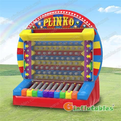 Inflatable Plinko Game Interactive Games Products Ginflatables