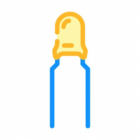 Tantalum Capacitor Electronic Component Chip Microchip Icon