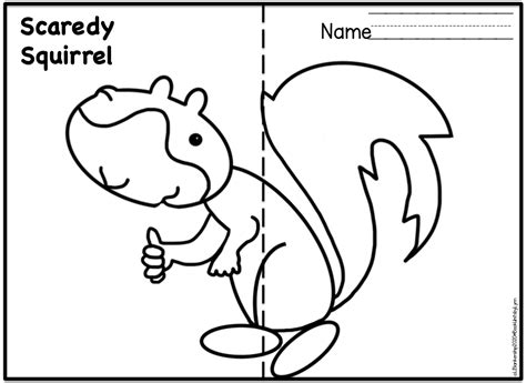 Scaredy Squirrel Book Craft ~ Book Units By Lynn