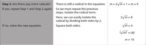 Solve Radical Equations Intermediate Algebra