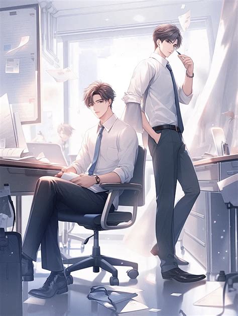 可商用底图｜现代双男主