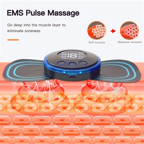 Mini Wireless Remote Control Massager Cervical Shoulder Body Massager