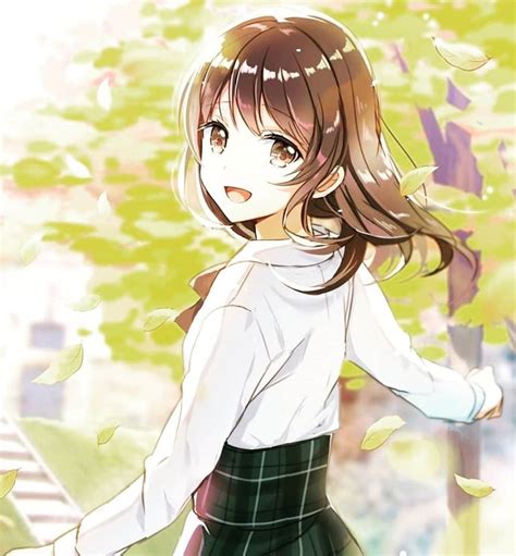 Anime Girl With Side Bangs