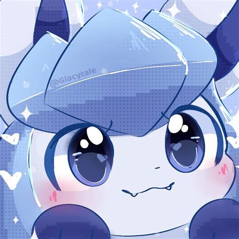 Glaceon Peek Icon Glaceon Fanart By Glacytale On Deviantart