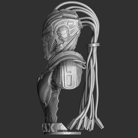 Cyrax From Mortal Kombat Bust 3d Model By Naeem32