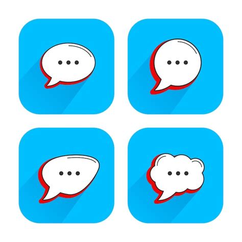 Premium Vector Vector Speech Bubble Pack Collections