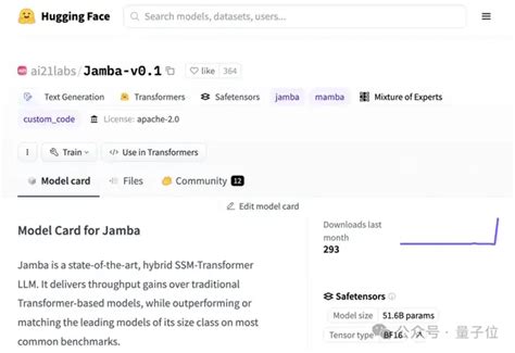 Mamba架构第一次做大！混合transformer，打败transformer 量子位