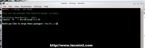 Installing Lamp Linux Apache Mysql Php And Phpmyadmin In Gentoo Linux