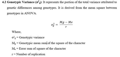Estimation Of Genetic Parameters In Plant Breeding Theory Example And Demonstration In
