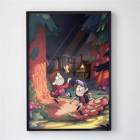 Постери Гравіті Фолз Купити постери в рамі Gravity Falls