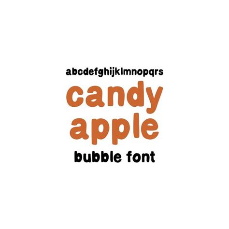 Candy Apple Bubble Font