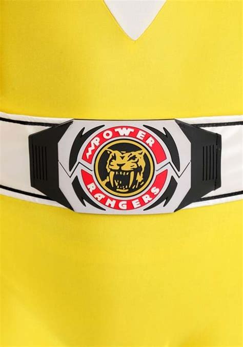 Womens Authentic Power Rangers Yellow Ranger Costume Power Rangers