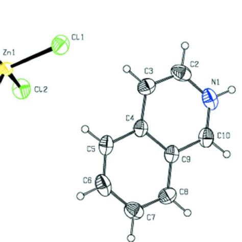 The Molecular Structure Of The Title Compound Showing The Atomic