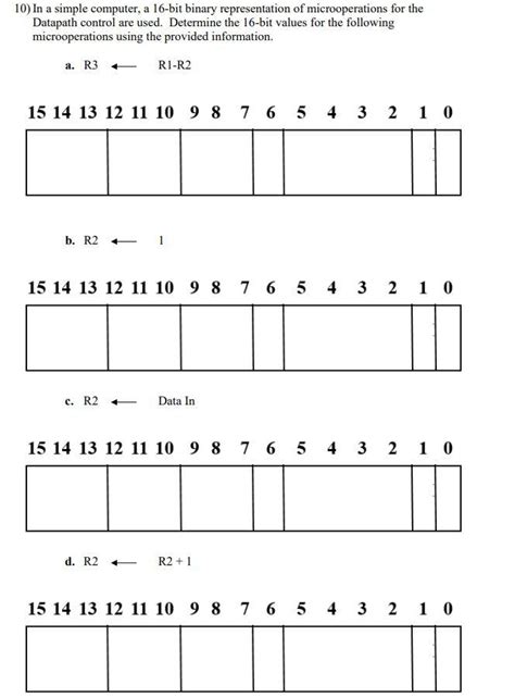 solved 10 in a simple computer a 16 bit binary