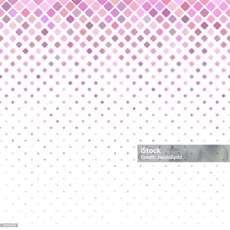 Geometric Diagonal Rounded Square Pattern Vector Mosaic Tile Background Graphic Stock