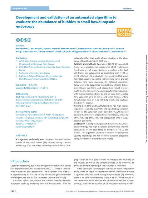 Pdf Development And Validation Of A Highly Sensitive And Specific Automated Algorithm To