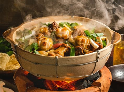 美食摄影美食造型炭炉鲍鱼鸡煲 进行食视觉策划 站酷ZCOOL