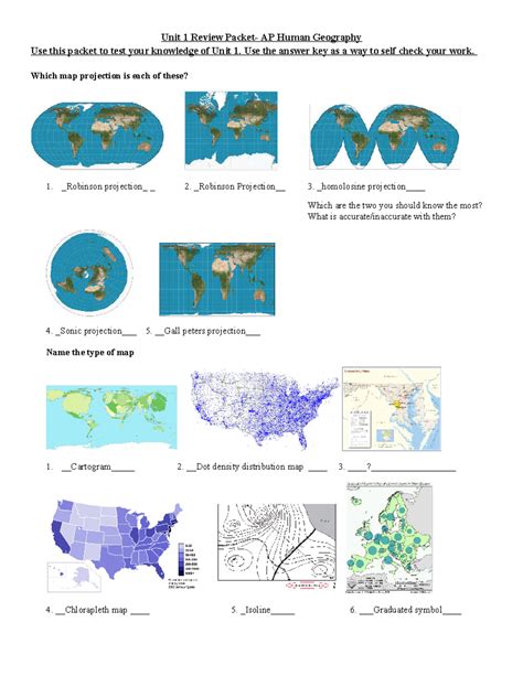 Unit Review Packet Questions Unit Review Packet AP Human Geography Use This Packet To