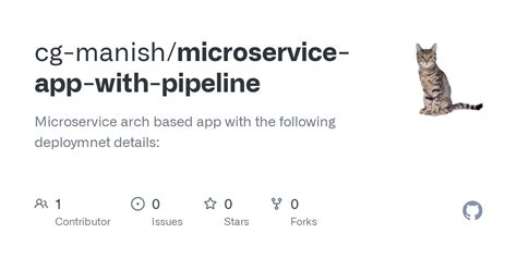 Github Cg Manishmicroservice App With Pipeline Microservice Arch