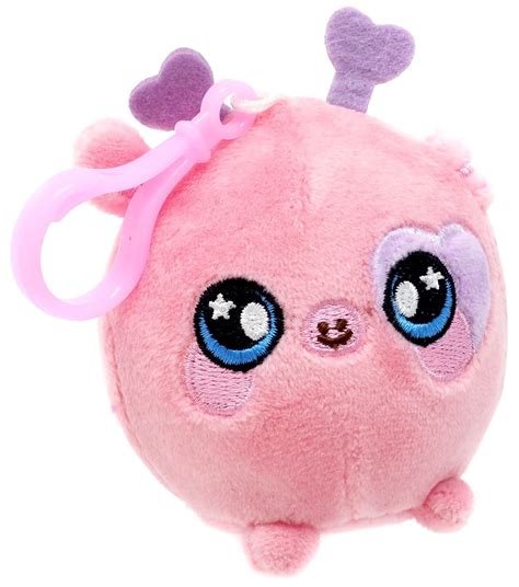 Squeezamals Series 2 Pink Giraffe Clip On Plush