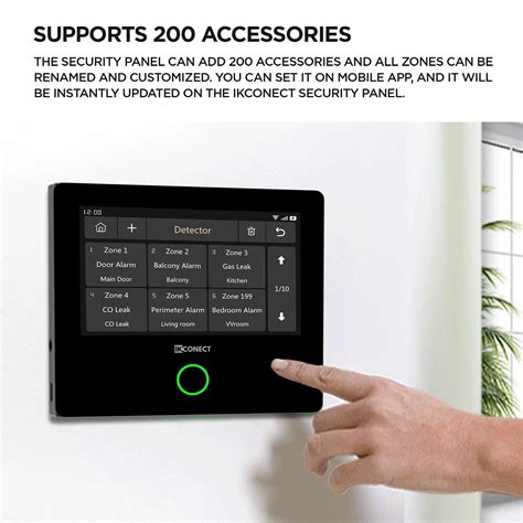 Smart Security Alarm Kits Ik Sas2 Smart Security Alarm Panel Kit
