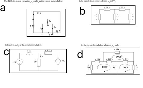 Solved Use KCL To Obtain Currents I I And I In The Circuit Chegg Com