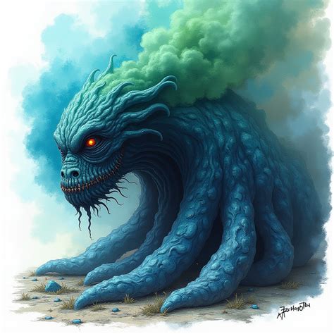 Azathoth Worm Monster Cosmic Sketch Stable Diffusion Online