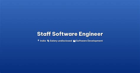 Staff Software Engineer At Sailpoint