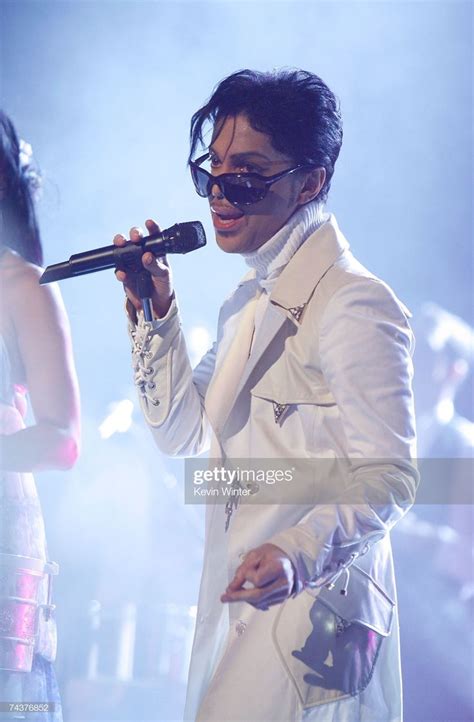 Singer Prince Performs Onstage During The 2007 Nclr Alma Awards Held