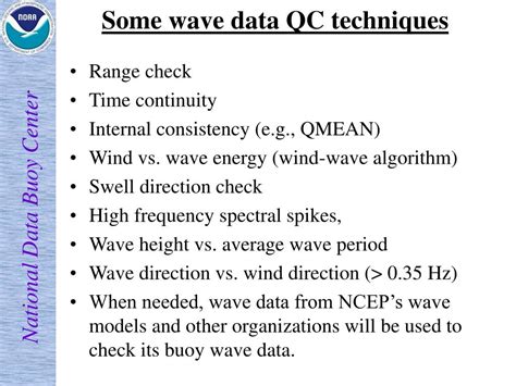 Ppt Ndbc Real Time Wave Data Processing And Qcqa Powerpoint